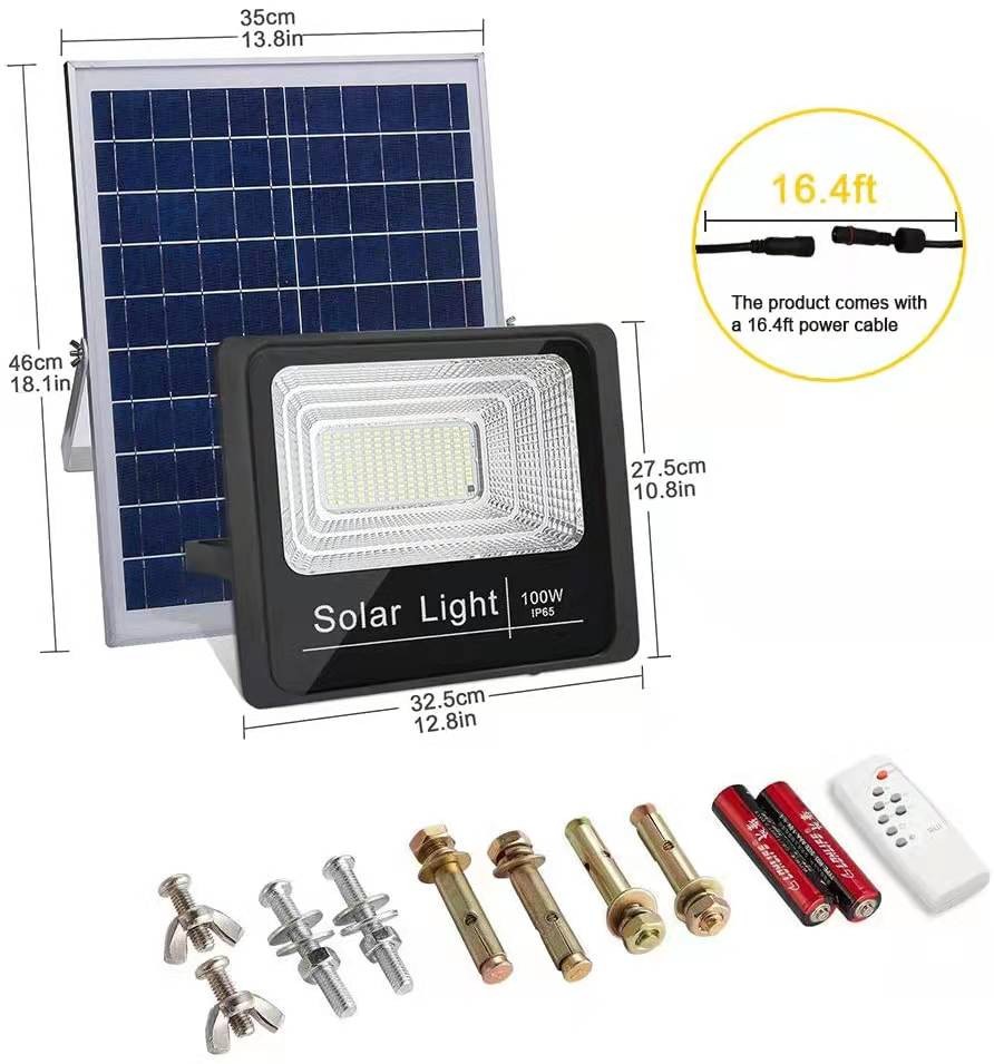 Solar street lamp IP66 100W